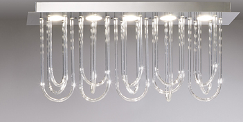 Penta Light Kaskade Rectangular Pendant Lamp : surrounding.com
